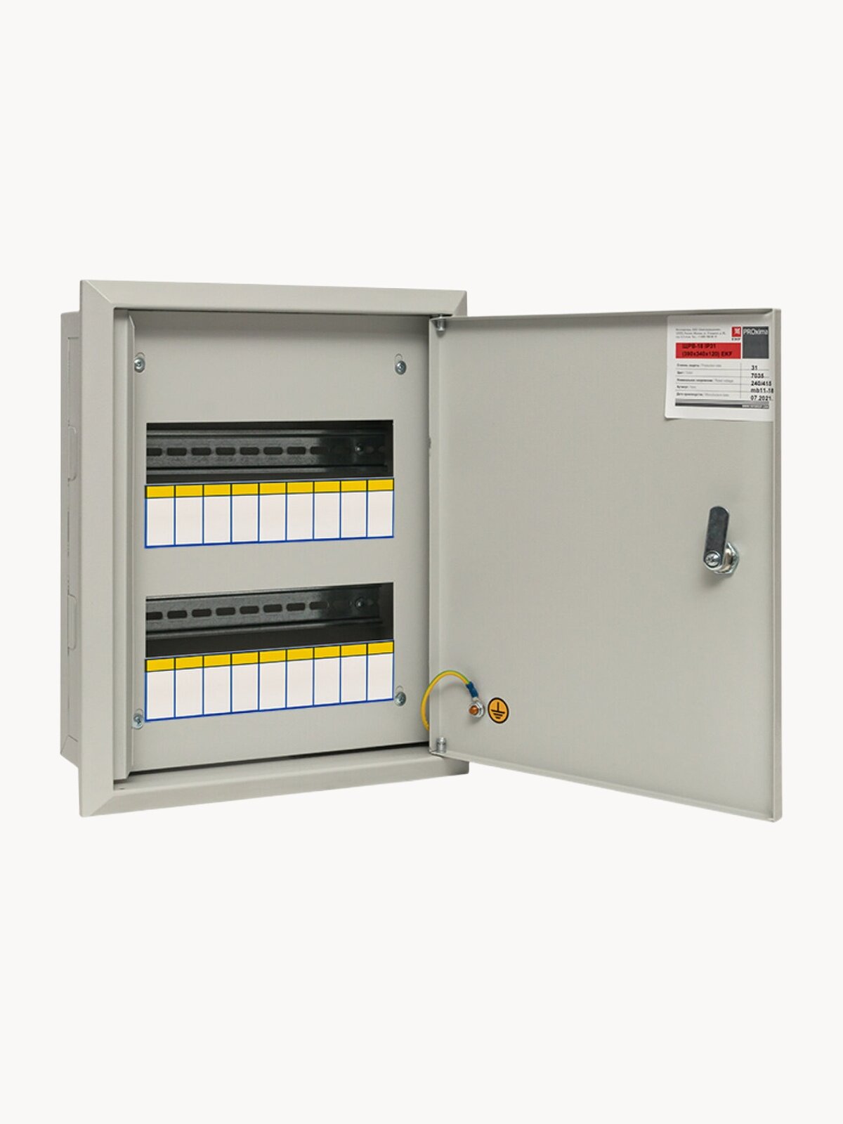 Щит распределительный встраиваемый EKF PROxima ЩРВ-18 (390х340х120) IP31