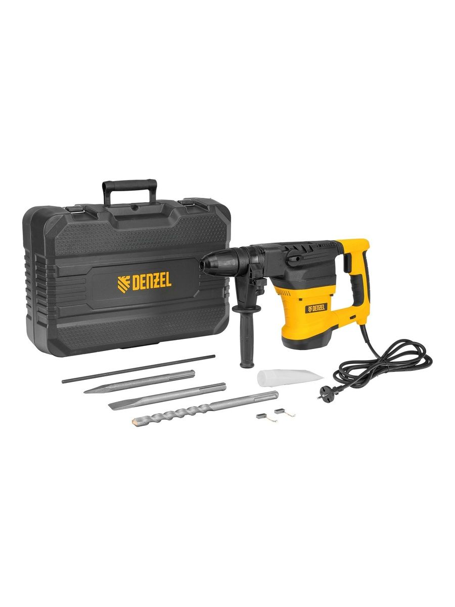 Перфоратор электрический RHVB-1300-40, SDS-Max, 1300 Вт, 10 Дж, 2 реж. Denzel, 26621