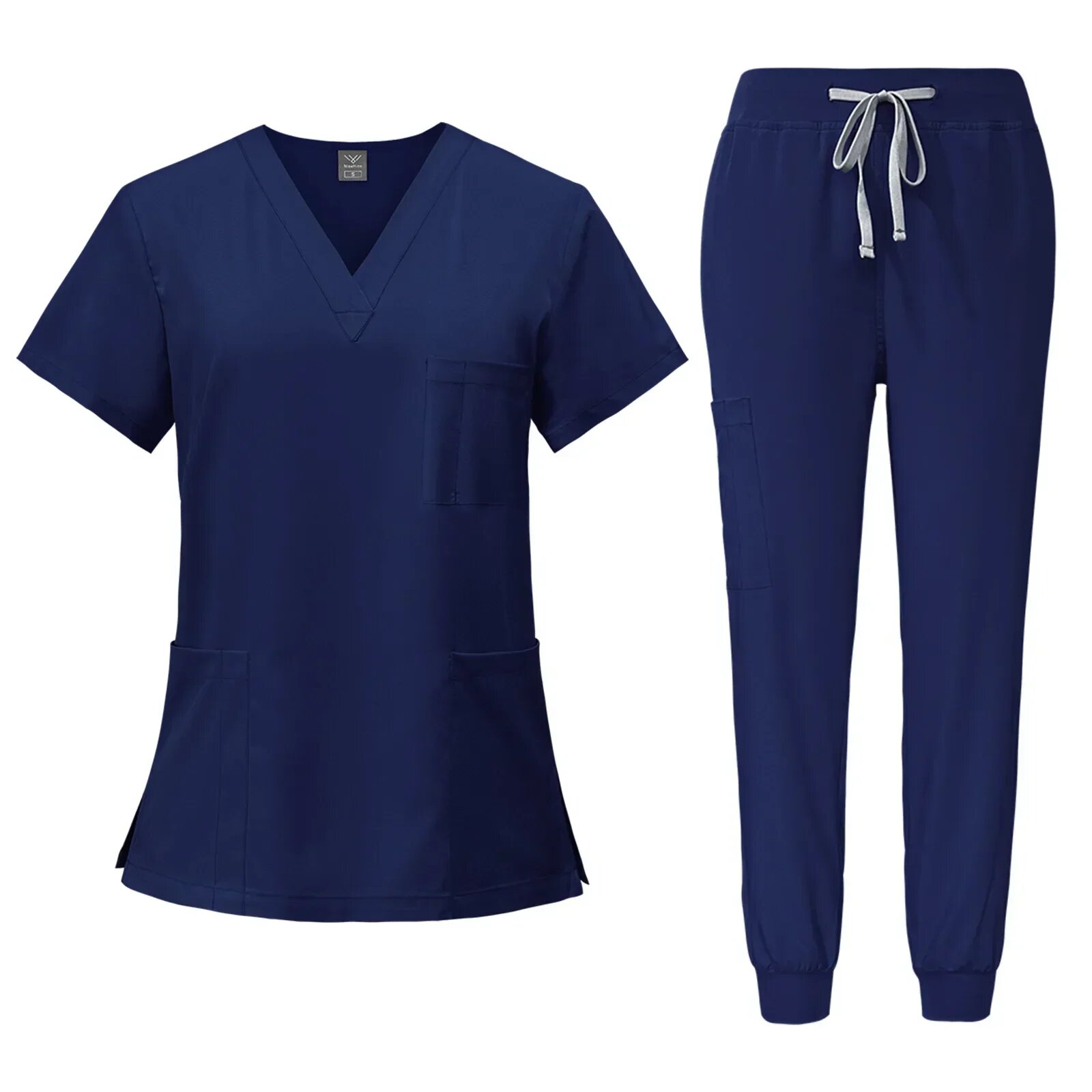 Медицинский костюм темно-синий, Color: 42109-dark blue