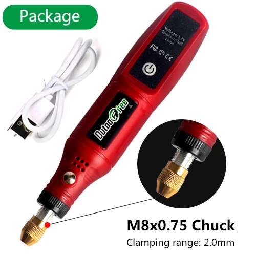 Беспроводная дрель Dremel dutoofree 3.7V 16000р Red