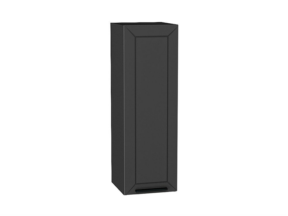VVT Шкаф верхний с 1-ой дверцей Глетчер Graphite, Маренго Силк, 920, 300