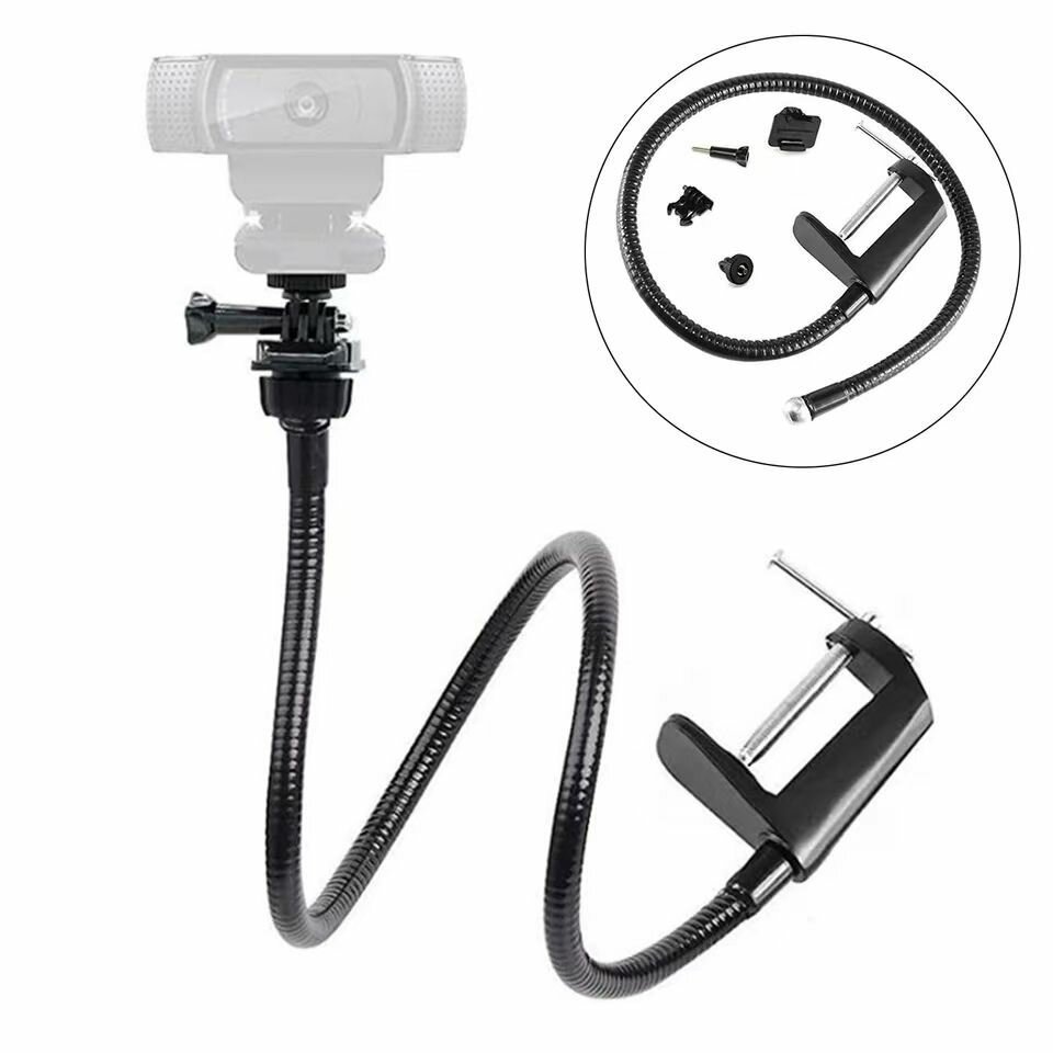 Модернизированный кронштейн для крепления веб-камеры с гибкой гусиной шеей