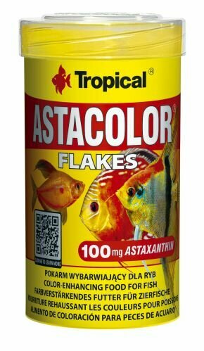 Корм для аквариумных рыб Tropical Astacolor Flakes, 500ml
