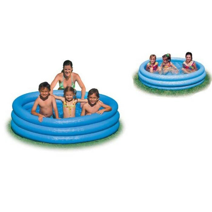 Бассейн надувной Intex Кристалл, 168х38 см, от 2 лет, неморозостойкий (58446)