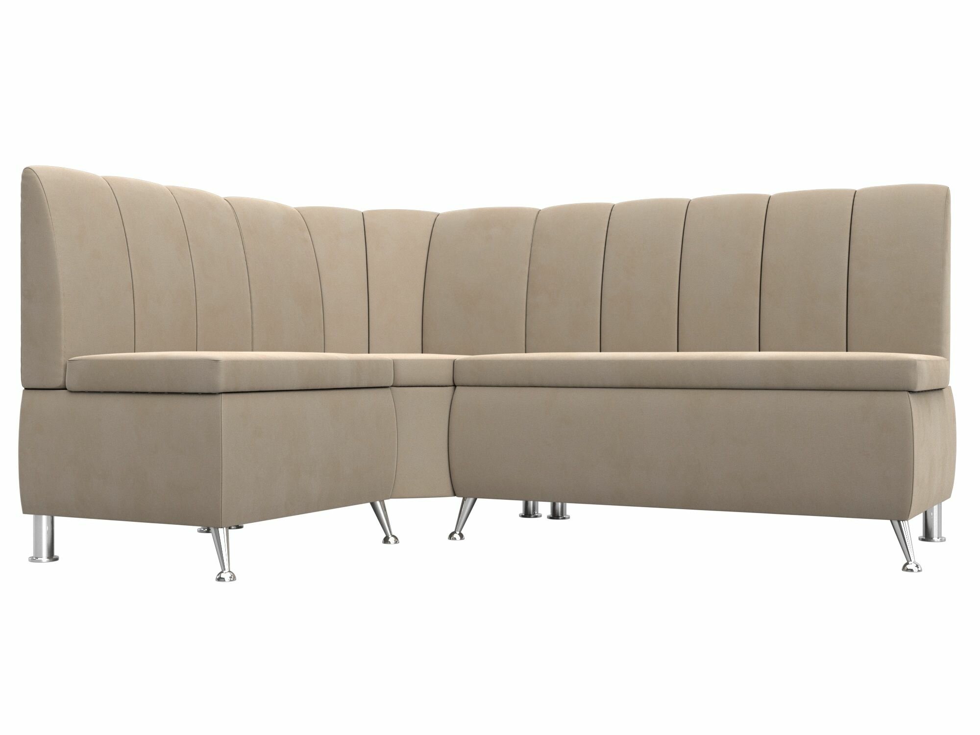 Диван кухонный угловой Кантри левый угол, велюр, Хит Диванов