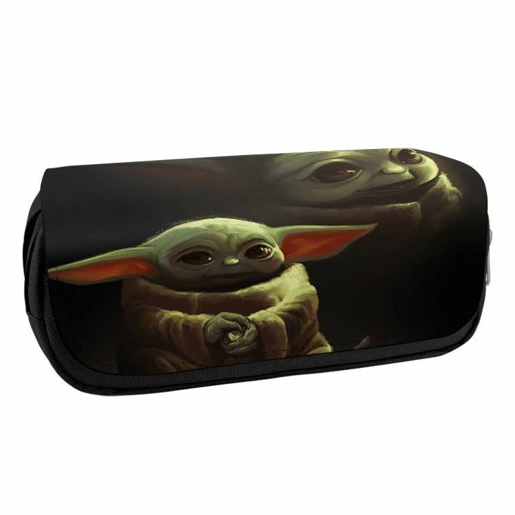 Пенал аниме Star Wars Grogu ( Пенал школьный для девочек и мальчиков )