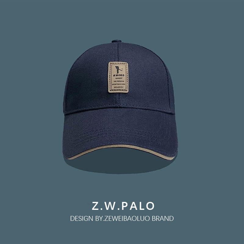 Шляпа мужская модная брендовая кепка-утконос корейская версия ins солнцезащитная шляпа для рыбалки на каждый день универсальная бейсболка с солнцезащитным козырьком весна