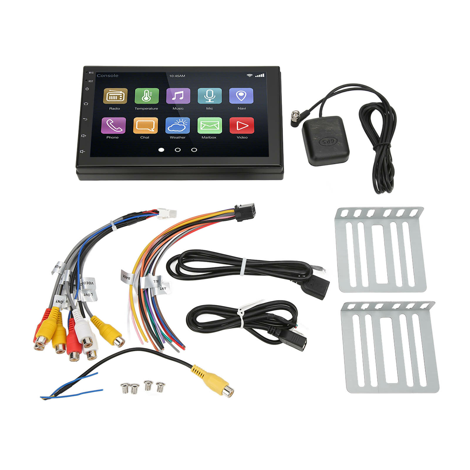 7-дюймовое универсальное автомагнитола, GPS, Wi-Fi, Android 9.1, для Nissan