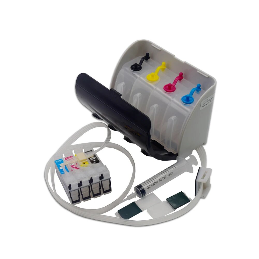 Система СНПЧ без чипа для принтеров Epson Workforce WF-7710 WF-7720 WF-7715 WF-7210 WF-7110 WF-7620 WF-7610 WF-3620 WF-3640