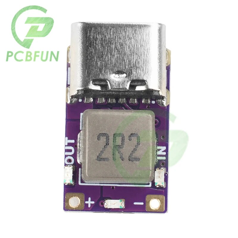 Pcbfun Мини-модуль зарядки 18650 аккумулятора 5В 2.4А