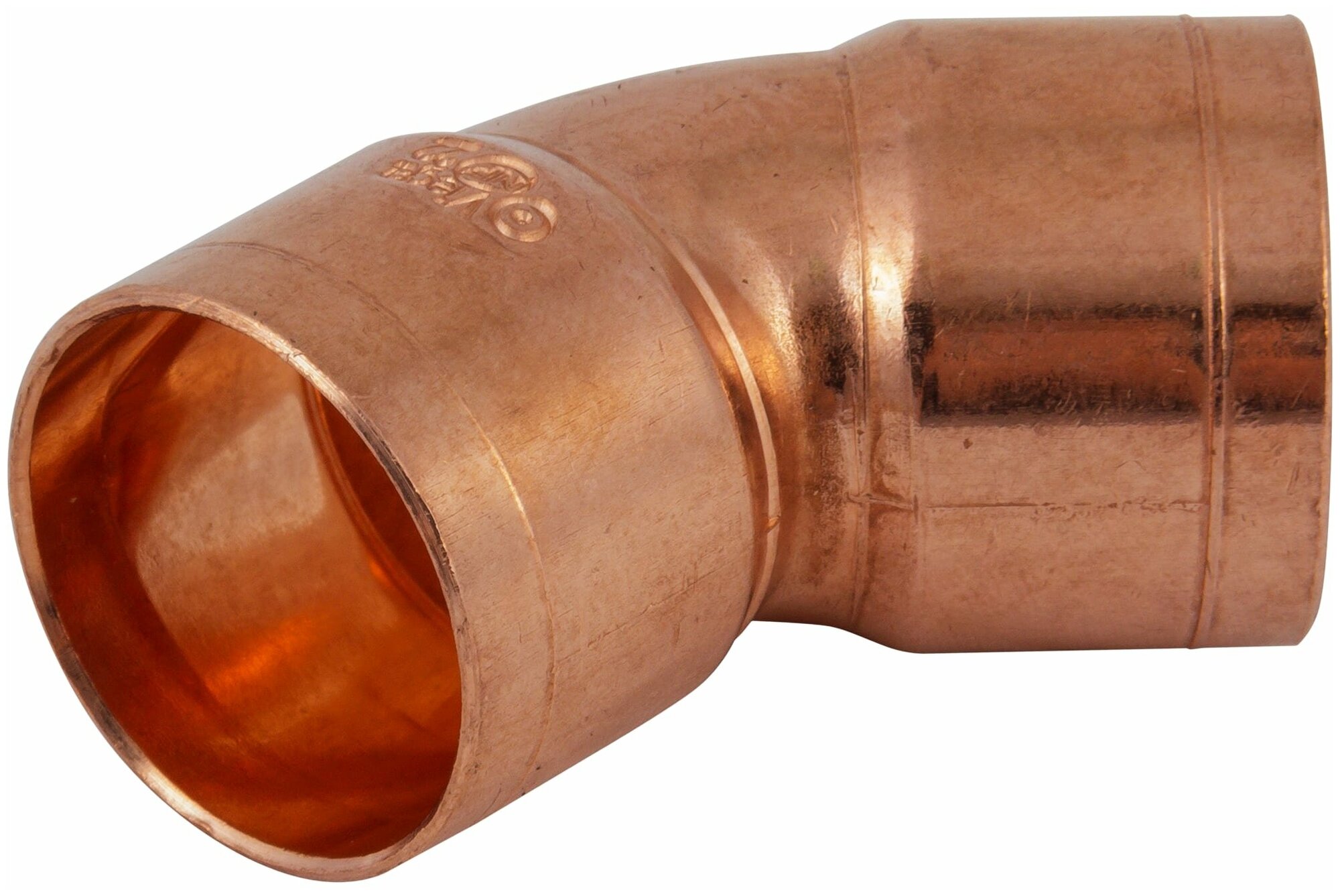 Отвод 45° Viega 22 мм внутреннее-внутреннее соединение, медь 100704