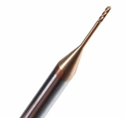 Фреза по металлу твердосплавная с покрытием TiCN, HRC 55, размер 1х4х3х50 мм, 1 шт.