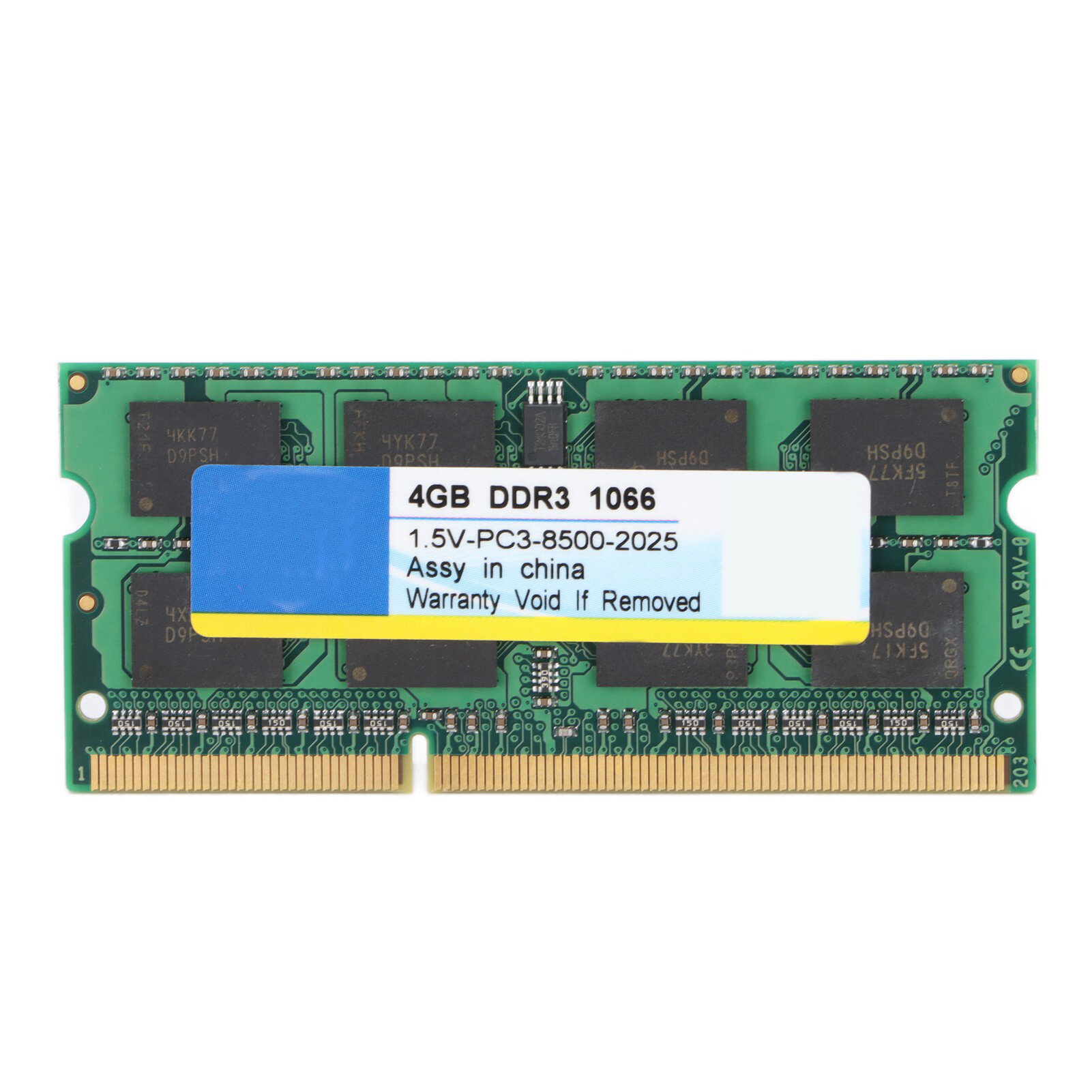 Оперативная память DDR3 4 ГБ 1066 МГц PC3‑8500 204PIN 1,5 В полностью совместимая память для ПК, ноутбука, ноутбука