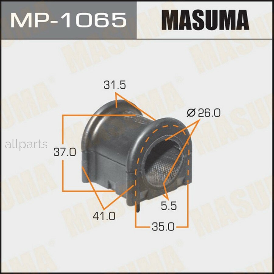 MASUMA MP1065 втулка стабилизатора ПЕР