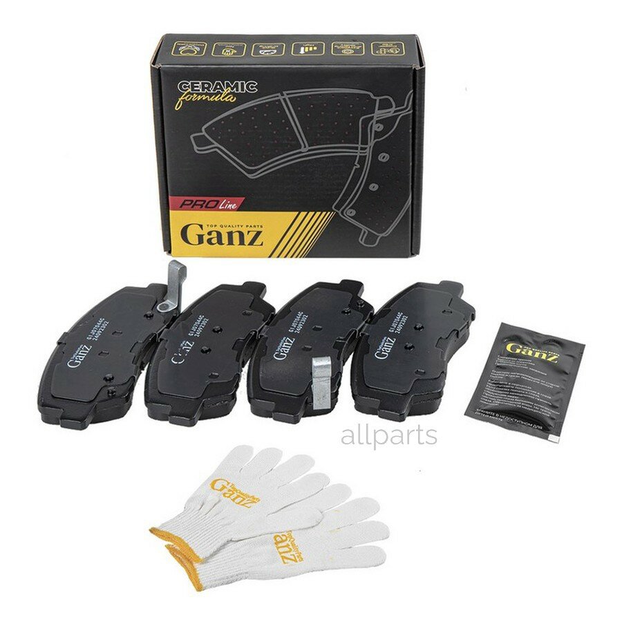 GANZ GIJ07044C Колодки передние PRO-Line Ceramic для HYUNDAI Solaris II (17-)/Rio (17-) GANZ GIJ07044C