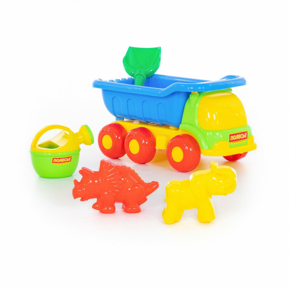 Машина самосвал "Универсал" 36490, с лопатой, формочками, лейкой №366