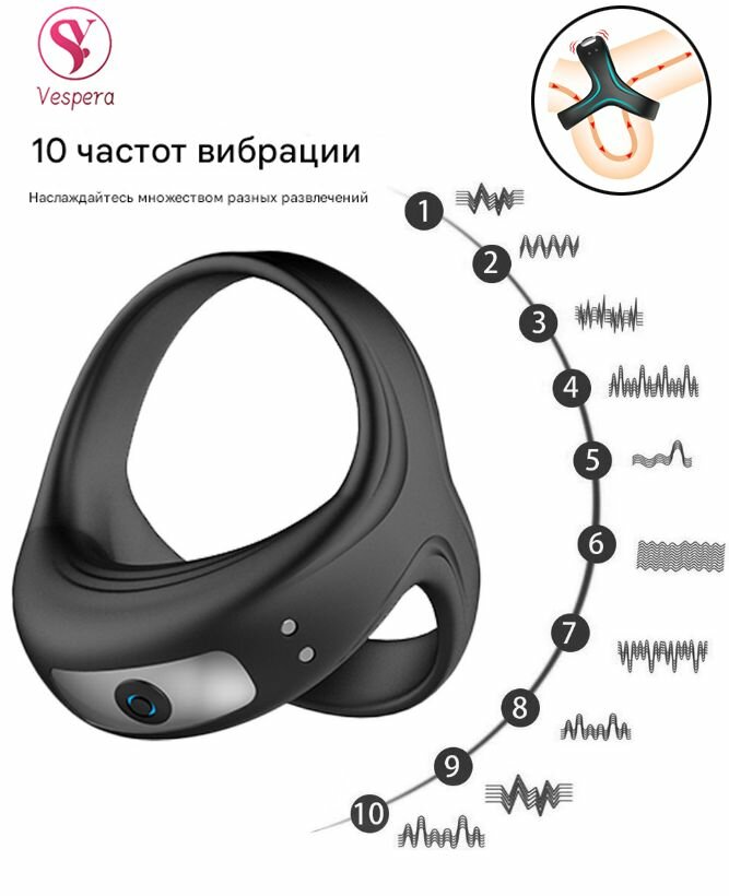 9 Модельный вибромассажер, игрушка-фаллоимитатор с кольцом для пениса, массаж мошонки для мужчин, вибратор-клетка для мужского целомудрия