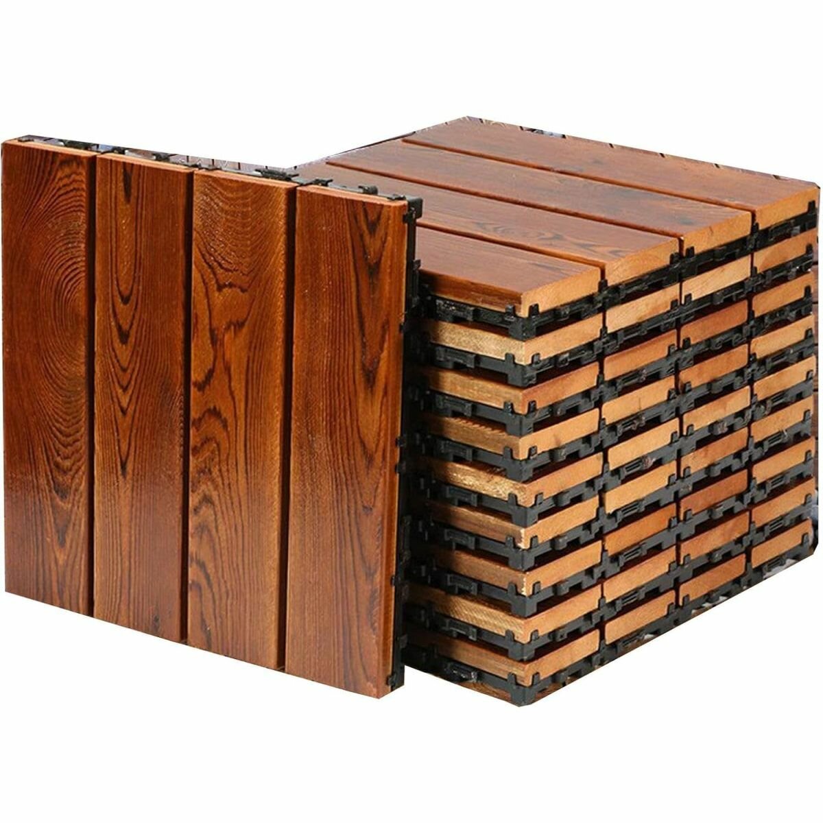 12 кусков деревянного пола