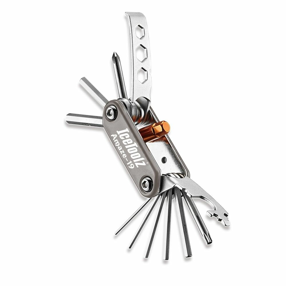 Набор Мультитул ключи складные карманные для велосипеда "Amaze-19" IceToolz 95A7