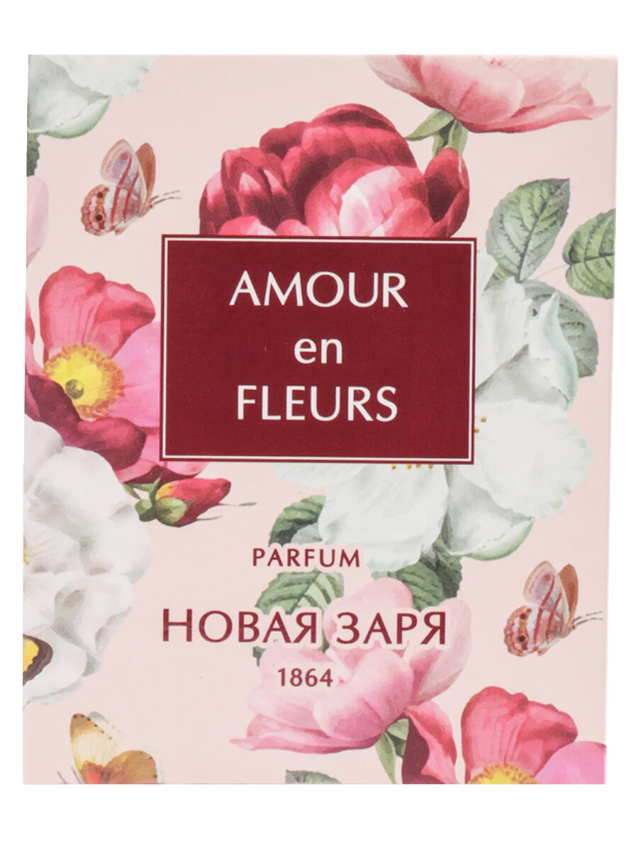 Новая Заря Духи для женщин Любовь в цветах Amour en Fleurs, 30 мл