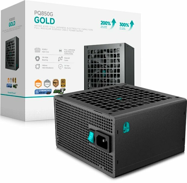 Блок питания DeepCool 850 Вт Gamerstorm PQ850G, оригинал, гарантия 1 год