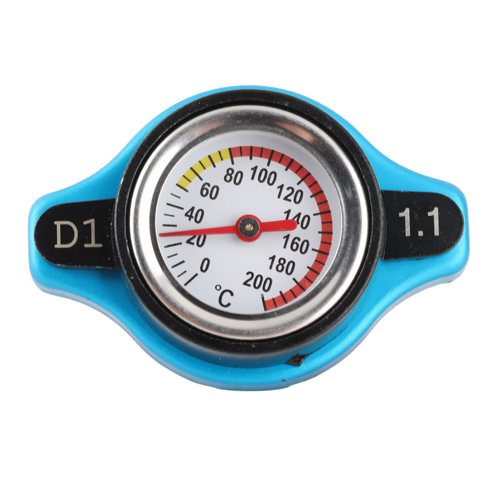 Car Small Head Thermostatic Cap Cover Pressure Rating W/ Water Temperature Gauge(1.1bar)