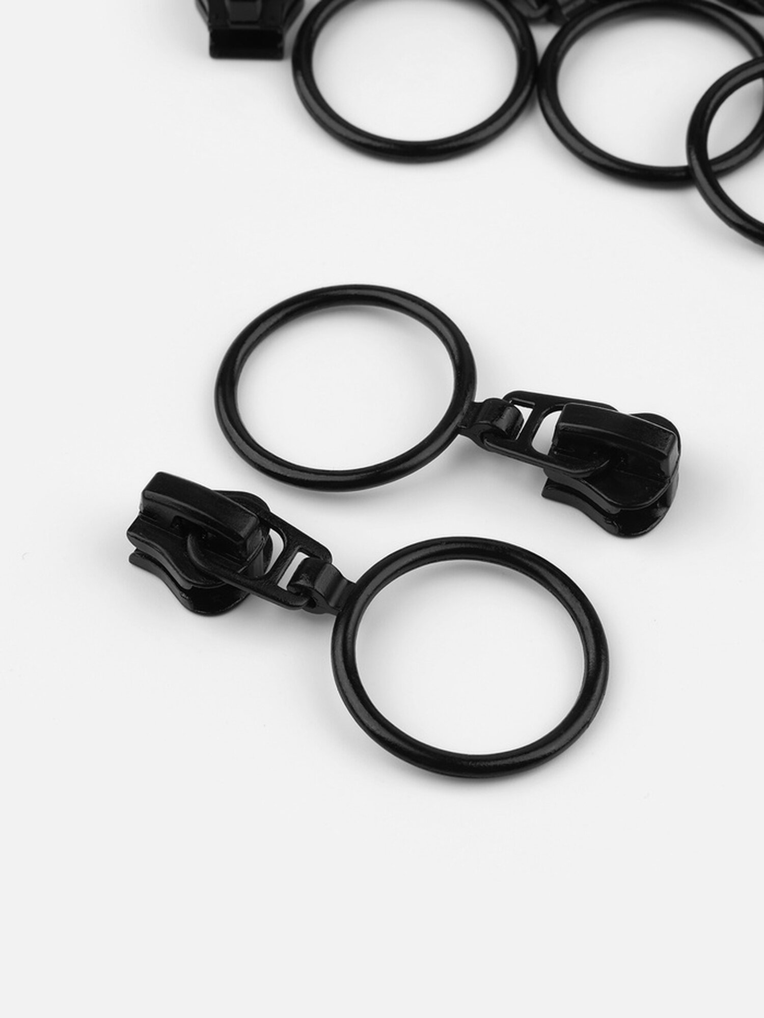 Бегунок автоматический для молнии «Трактор», №5, 10 шт, цвет чёрный