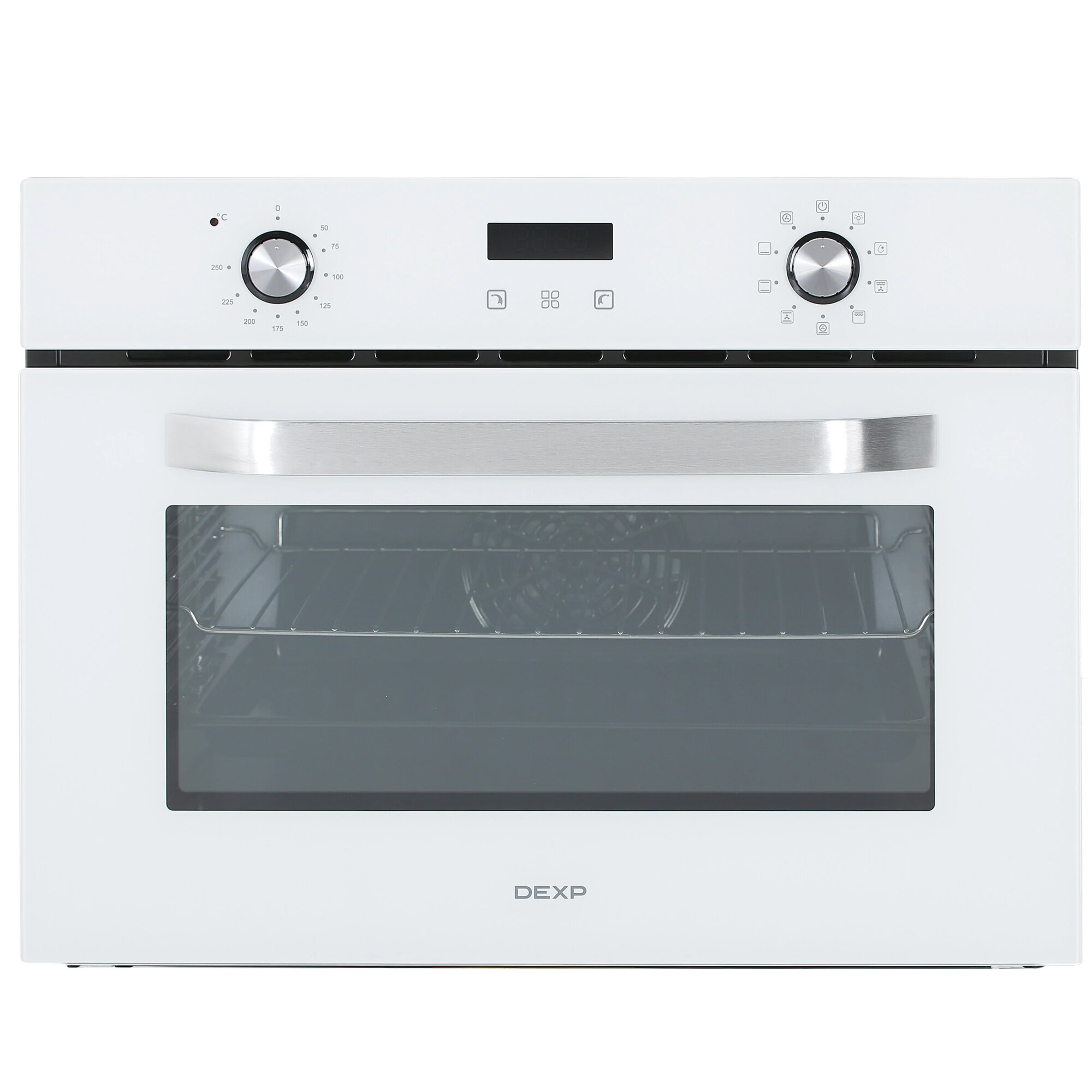 Духовой шкаф DEXP 1YLO60CDW, белый, электрический, гидролизная очистка