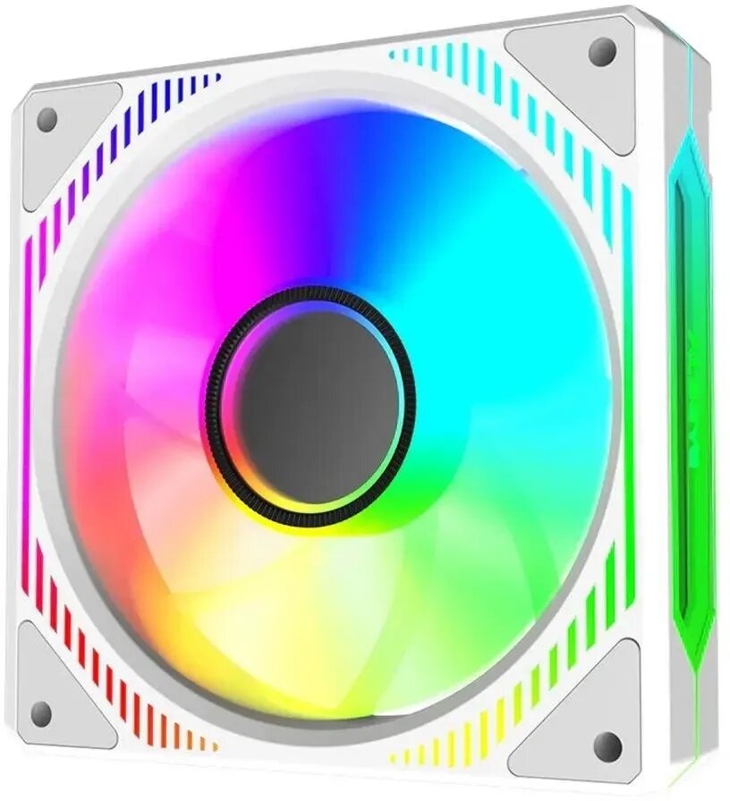 Вентилятор для корпуса Alseye Mirror-W-P белый, 120 мм, 2000 об/мин, 35.2 дБ, 4 pin