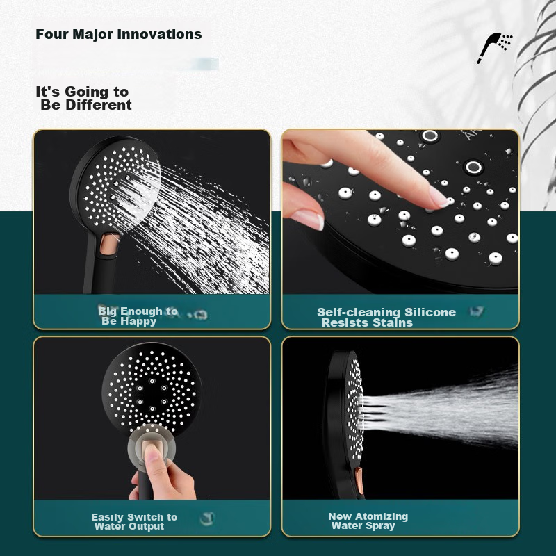 ARROW Shower Head, Handheld Sprayer, Bathroom Shower Head, Large Shower Head, AE5841A