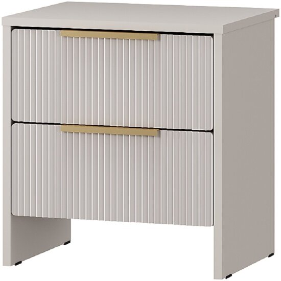 Тумба прикроватная Бтс Мебель "Пандора" ТБ-12 Кашемир/MF03