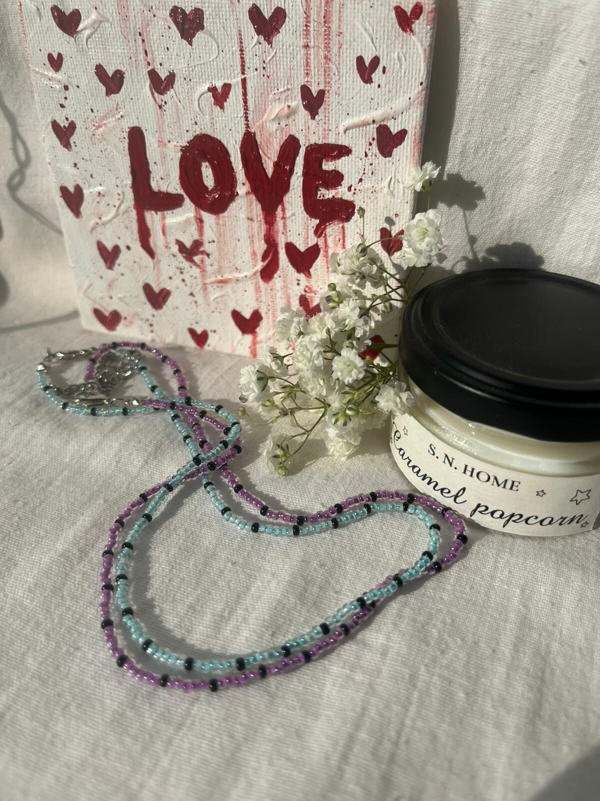 Чокер, бисер, комплект