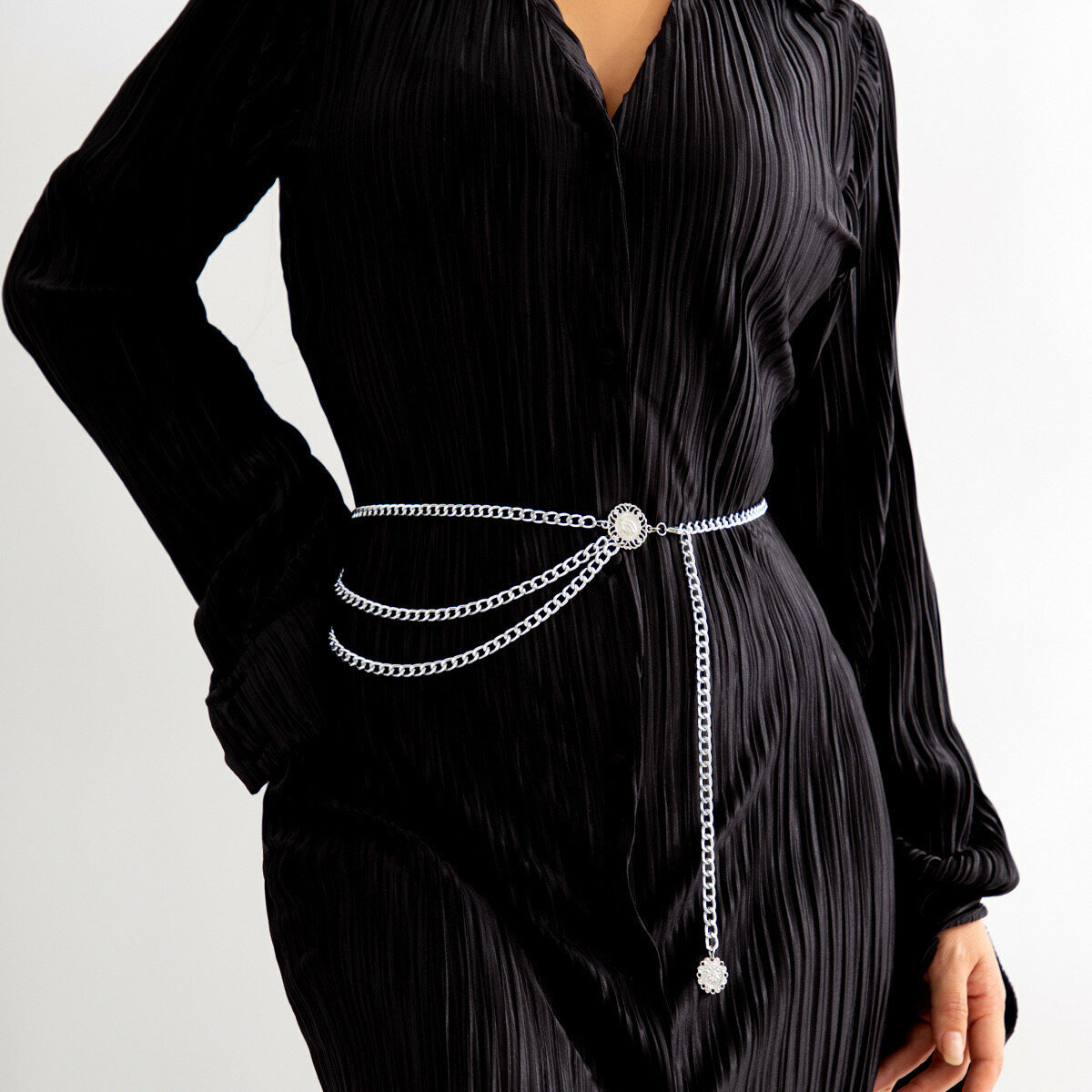 Цепь на тело Цветные решения