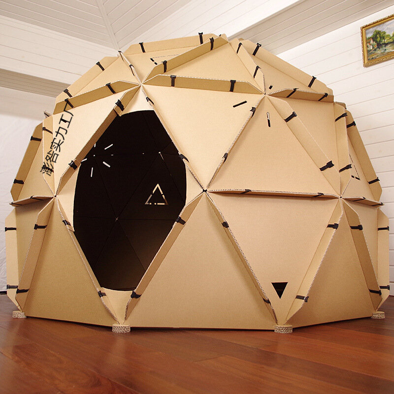 PAPER PANDA игровой домик / детский игровой домик из картона / детская игровая палатка