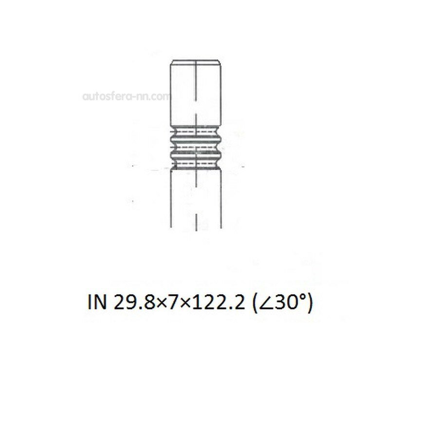 ZIKMAR Z17457R клапан ДВС
