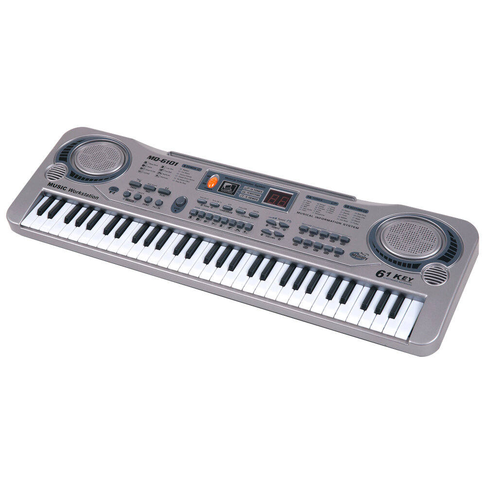 61 Keys Electronic Keyboard Piano LED Music Toy Educational Electone Christmas Gift for Children