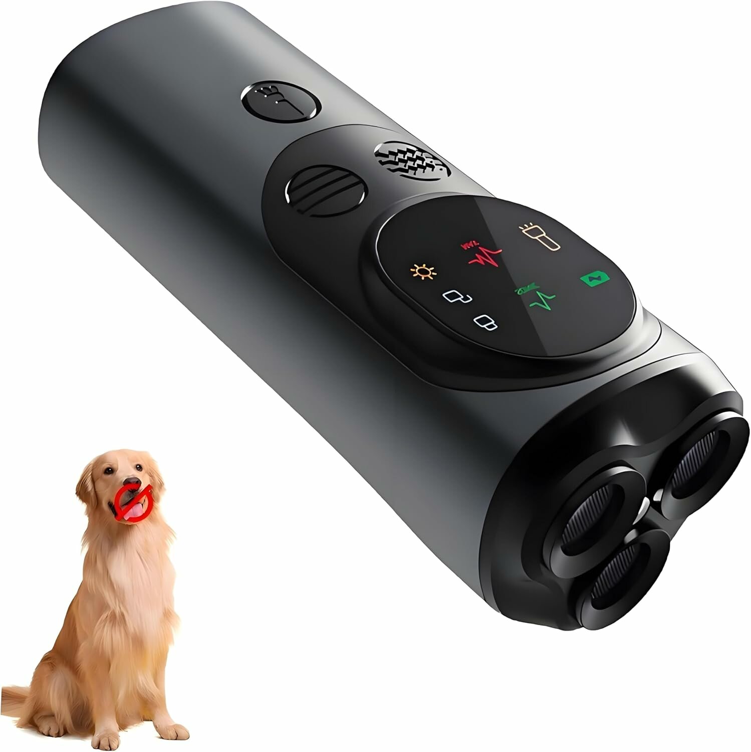 Ультразвуковой антилай Баркс Ноу Море: Перезаряжаемый отпугиватель собак 3 режима, 15м радиус, Безопасная альтернатива электроошейнику