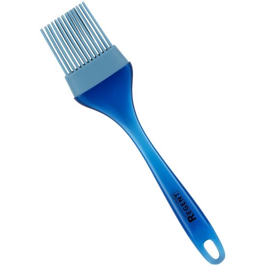 Кисточка кулинарная Regent Inox Linea Silicone 21 см, силикон, синий (93-SI-CU-11.7)