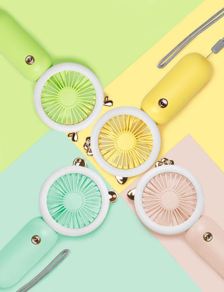 Переносные Мини-вентиляторы, ручной Перезаряжаемый USB-вентилятор, настольный мини-кулер