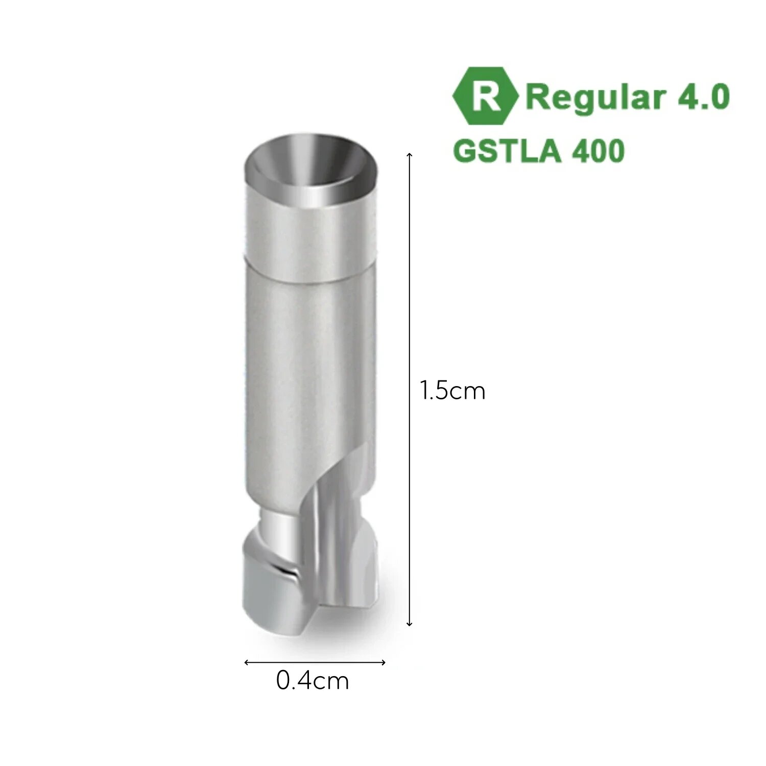 Лабораторный аналог импланта Osstem, титановый сплав GSTLA 400-R Siliver