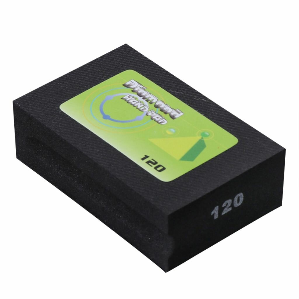 (1 шт.) Ручной алмазный шлифовальный блок из смолы ZL-37C-120#