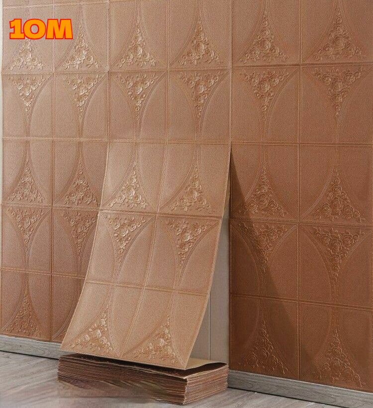 70cmx10m Панели Стеновые Самоклеющиеся . Интерьерные 3д Плитки Для Кухни И Ванной Декоративные Влагостойкие