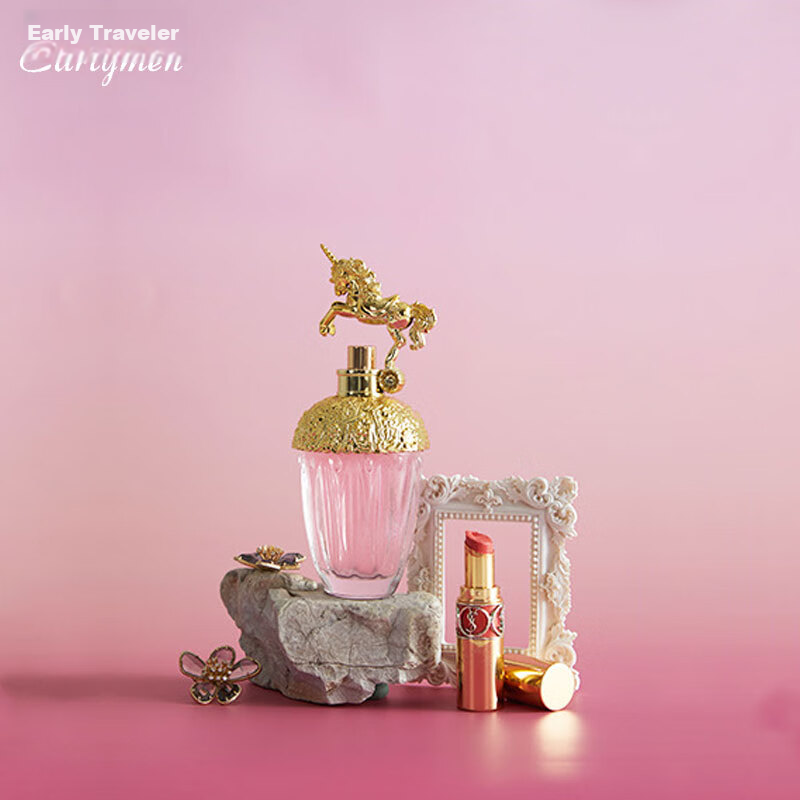 Early Traveler Morandi Double-Sided Gradient Background Paper, Pink Blue + Yellow Green, for Commercial Photography, Food, Accessories, Props, Atmosphere, Still Life, Product Shooting Accessories