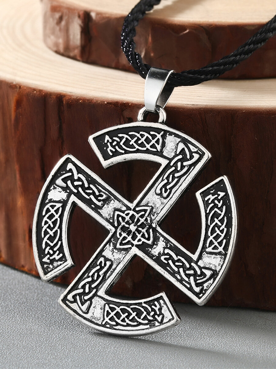 Славянский двусторонний оберег-кулон Громовник & Грозовик со Звздой Руси