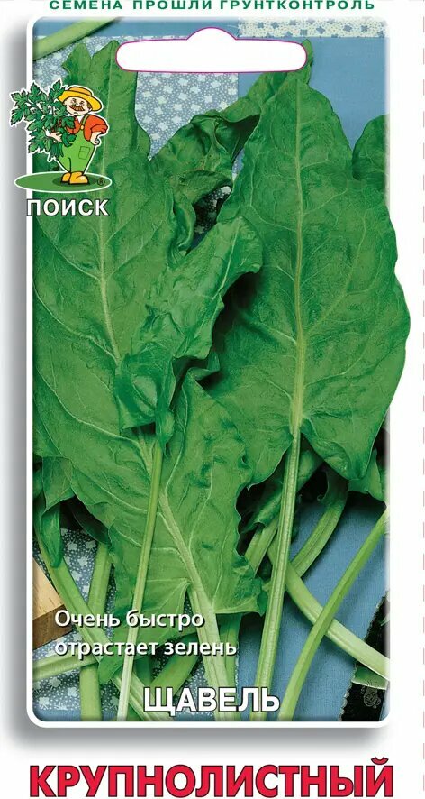 Семена овощей Поиск щавель Крупнолистный