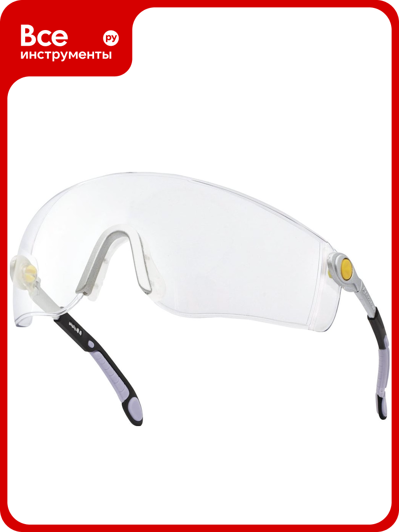 Открытые защитные очки Delta Plus LIPARI2 с прозрачной линзой LIPA2BLIN, из поликарбоната, прозрачными линзами