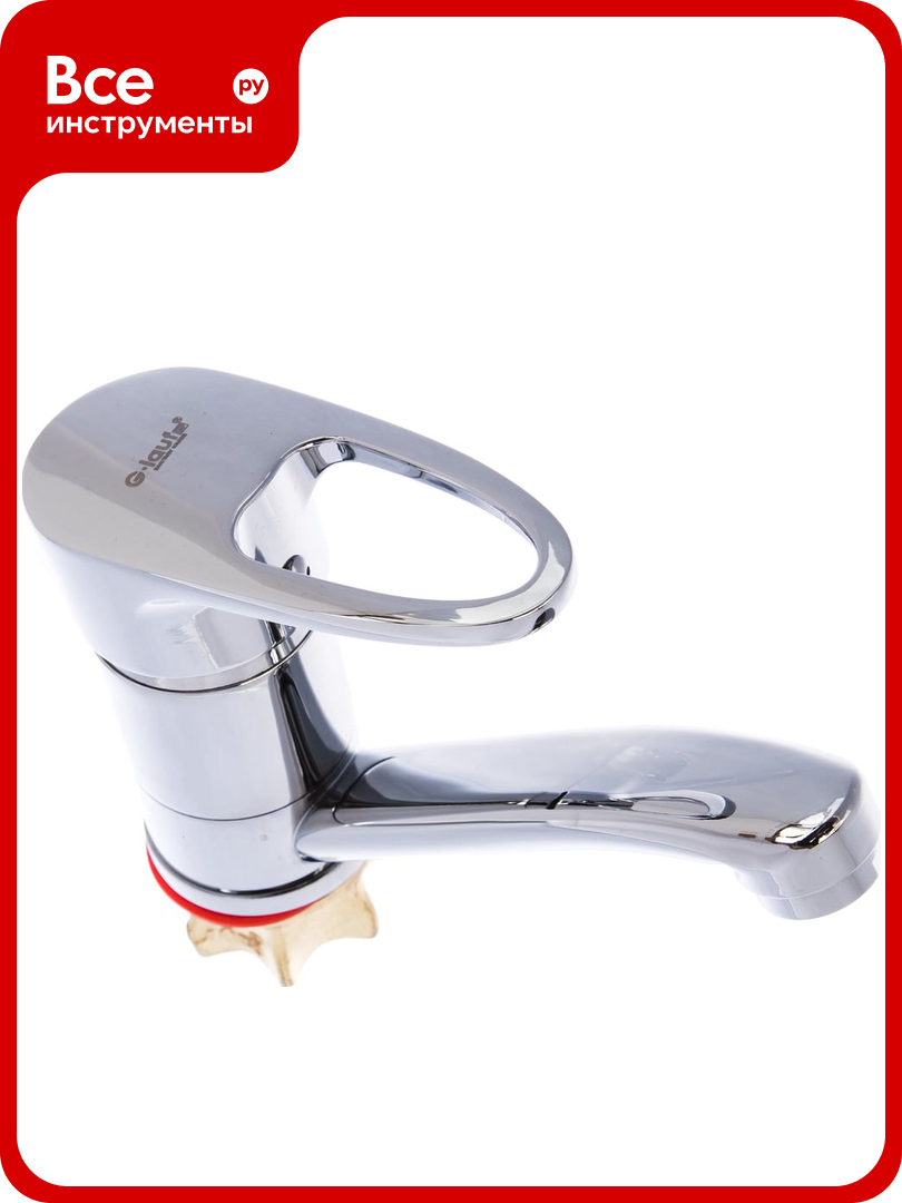 Смеситель для кухни G-lauf с плоским поворотным изливом, хром 4G4-B180