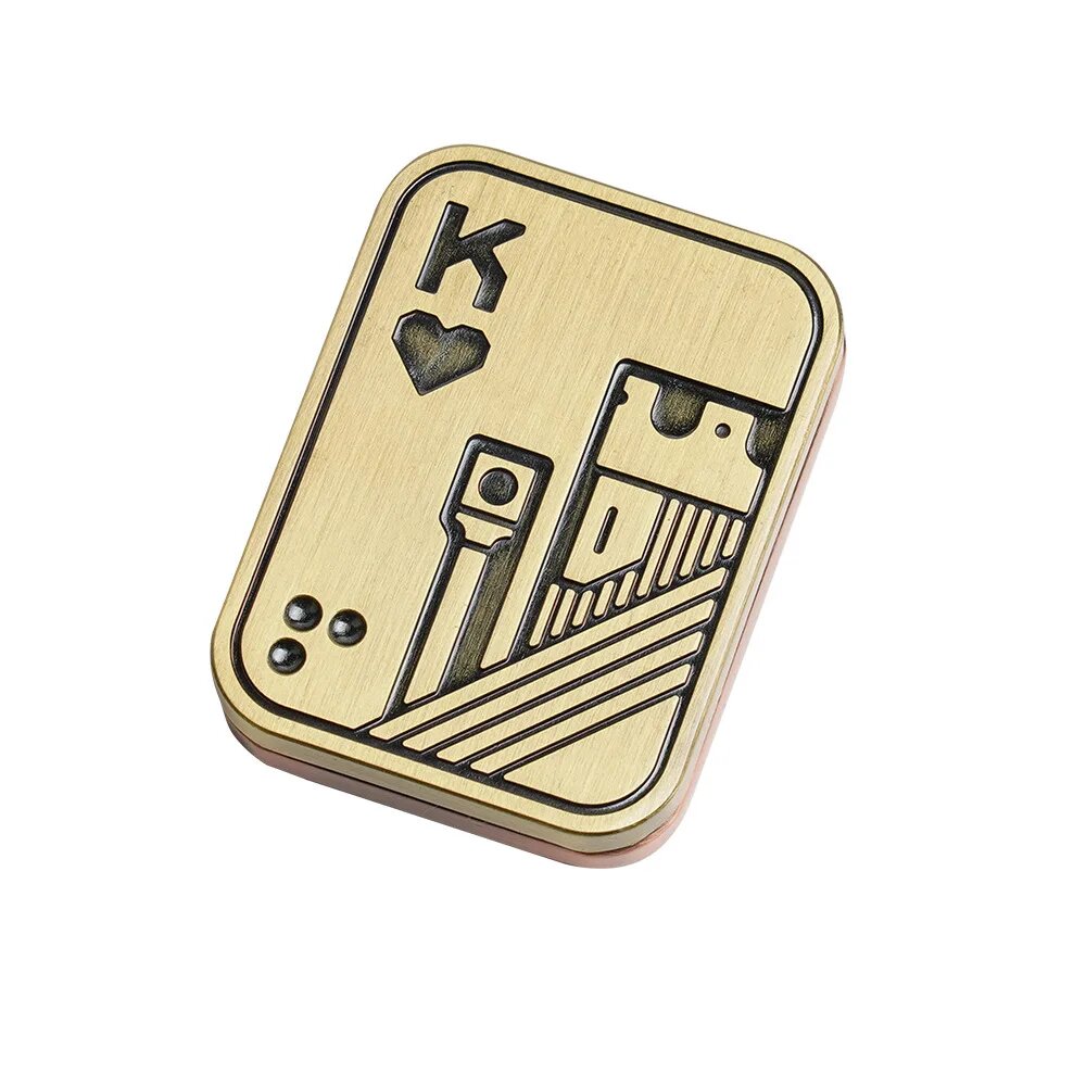 Металлический череп Push Slider Игрушка для снятия стресса Антистресс EDC Топ Вращающиеся игрушки для покера Портативные декомпрессионные магнитные игрушки Подарки для взрослых