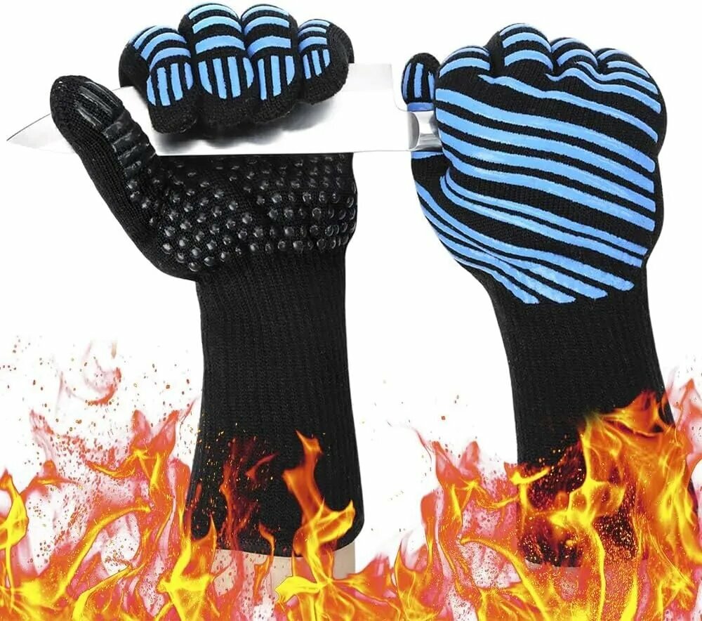 Огнеупорные перчатки для барбекю, 1 предм. на 1 перс.