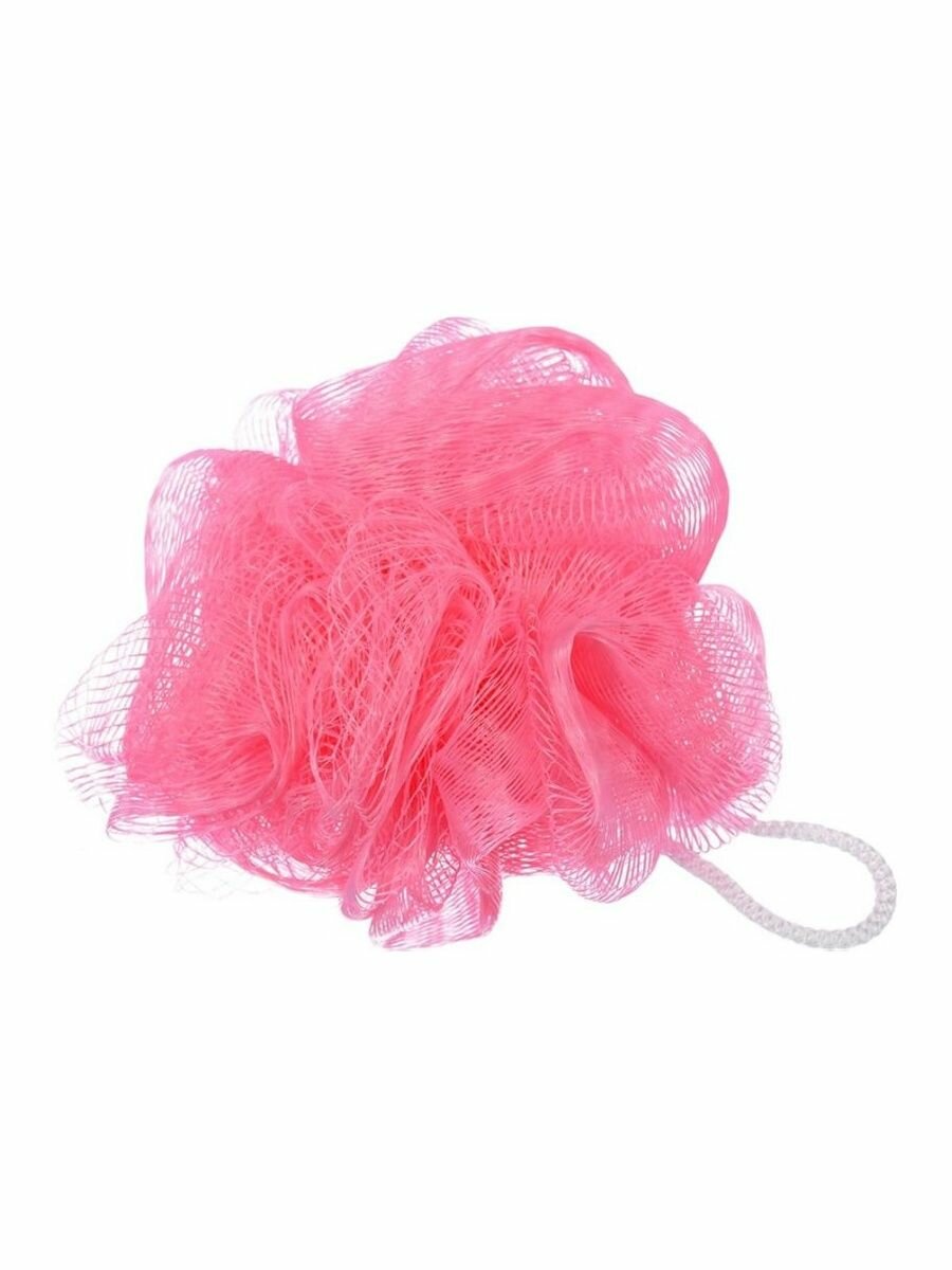 Мочалка для душа "Бант", малый , цветной